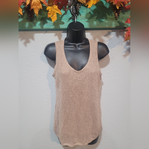 Boston Proper | Tops | Gold Shimmer Boston Proper Top | Poshmark